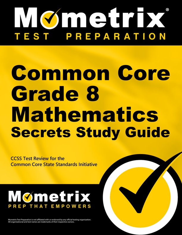 CCSS Study Guide & Practice Test [Prepare for the Common Core Grade 8 ...
