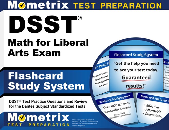 DSST Math for Liberal Arts Test Flashcards [with DSST Practice Questions]