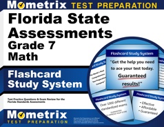 Florida State Assessments Grade 7 Mathematics Flashcards [with Florida ...
