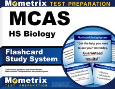 MCAS HS Biology Test Flashcards [with MCAS Practice Questions]