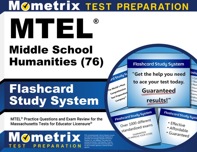 MTEL Middle School Humanities (76) Test Flashcards [with MTEL Practice ...