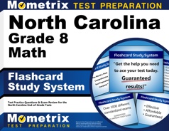 North Carolina Grade 8 Mathematics Test Flashcards [with North Carolina ...