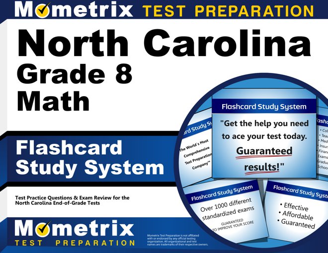 North Carolina Grade 8 Mathematics Test Flashcards [with North Carolina ...
