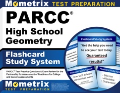 PARCC High School Geometry Test Flashcards [with PARCC Practice Questions]