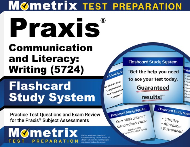 Praxis Communication and Literacy: Writing (5724) Test Flashcards [with ...