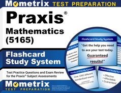 Praxis Mathematics (5165) Test Flashcards [with Praxis Practice Questions]