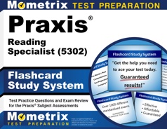 Praxis Reading Specialist (5302) Test Flashcards [with Praxis Practice ...