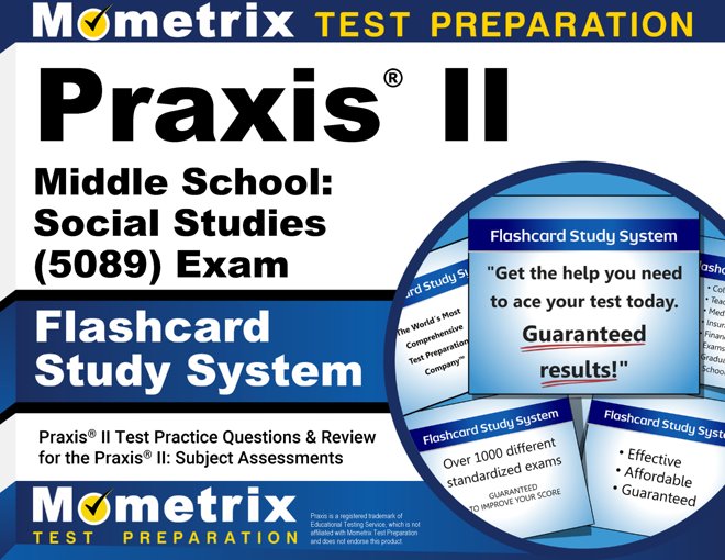 Praxis II Middle School: Social Studies (5089) Test Flashcards [with ...