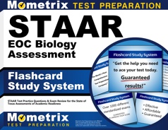 STAAR EOC Biology Assessment Flashcards [with STAAR Practice Questions]