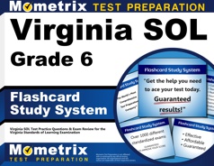 Virginia SOL Grade 6 Test Flashcards [with SOL Practice Questions]